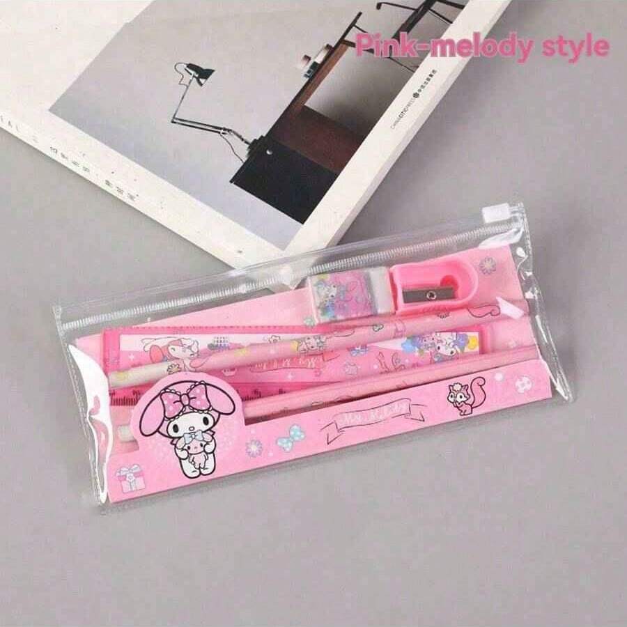 Sanrio Sanrio Stationery 5-Piece Set Primary School Students' 5-In-1 ...