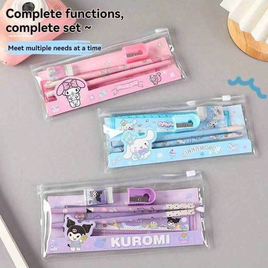 Sanrio Sanrio Stationery 5-Piece Set Primary School Students' 5-In-1 ...