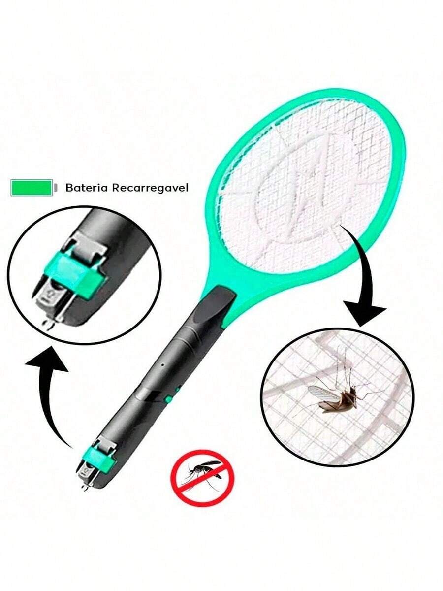 Electric Racket Kills Mosquitoes Dengue Fever Insects Rechargeable 110/ ...