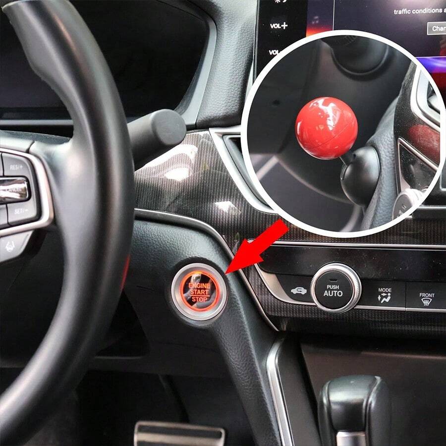 New Car One Button Start Button Joystick Car Engine Start Stop Button ...