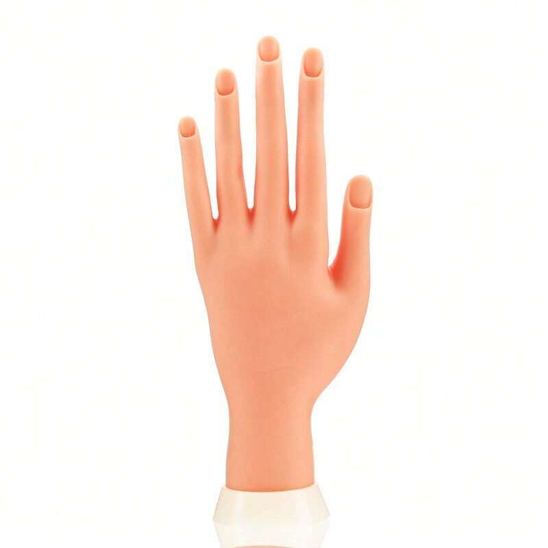 Flexible Bendable Left Hand Display Model For Nail Art Training And ...