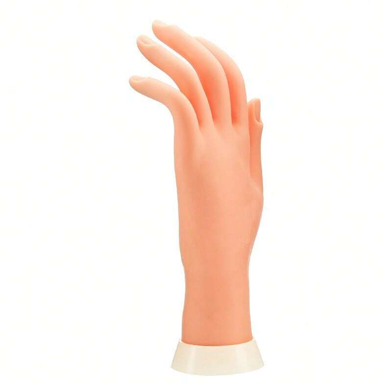 Bendable Mannequin Hand Left Side, Moveable Finger Joints For Nail ...
