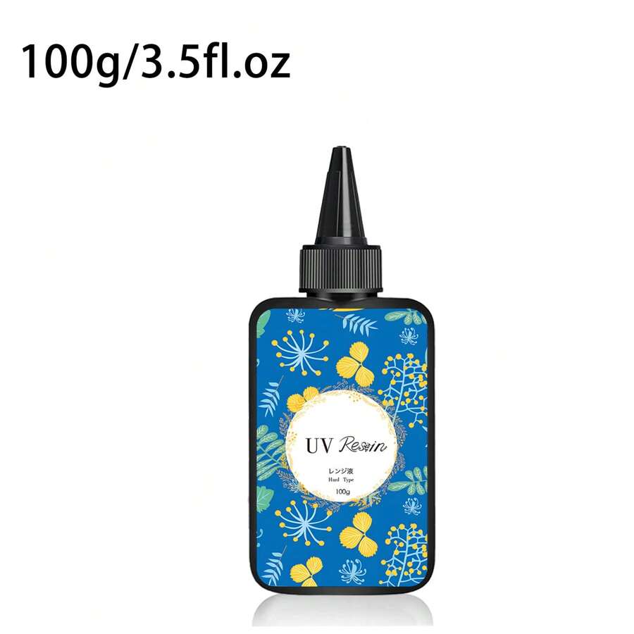 Resina UV dura, cristalina, cura UV, kit de resina epóxi, pré-misturada, cola solar transparente ...
