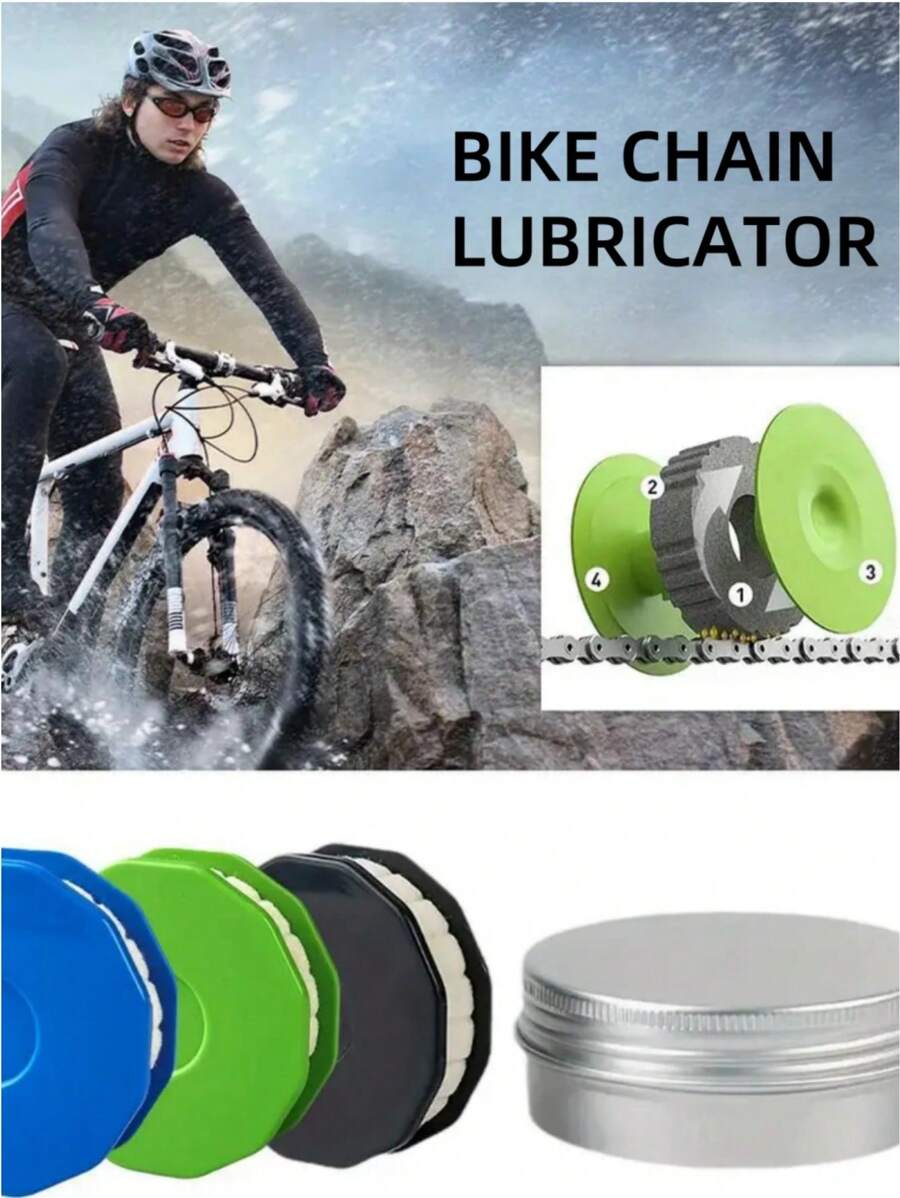 Bike Chain Oiler Tool, Lubrication & Maintenance Device With Roller For ...