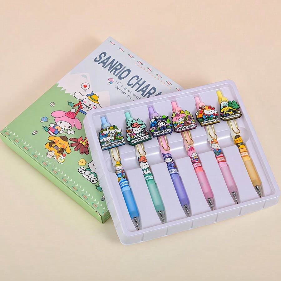 Sanrio 1pc/Sanrio Academic Series Press Gel Pen ST Head Quick Dry Black ...