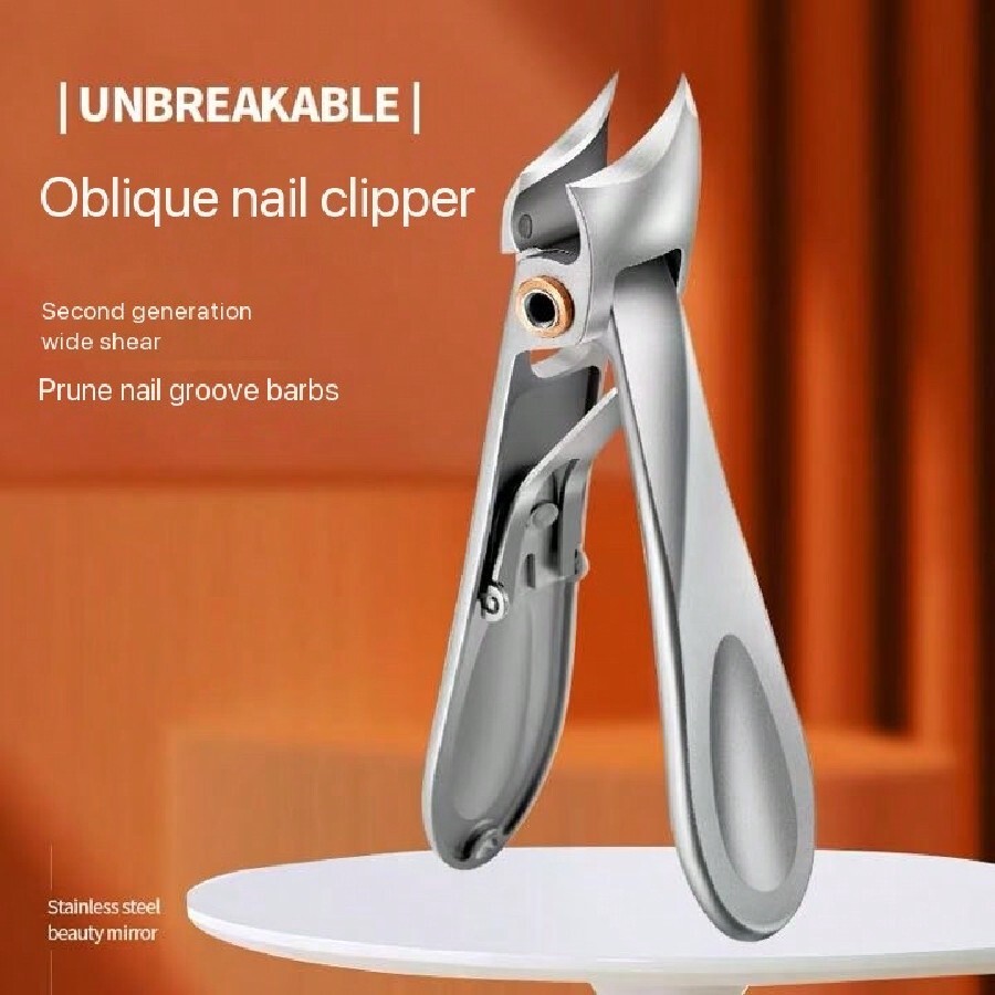 New Large-Opening Diagonal Nail Clippers Stainless Steel Nail Clippers ...