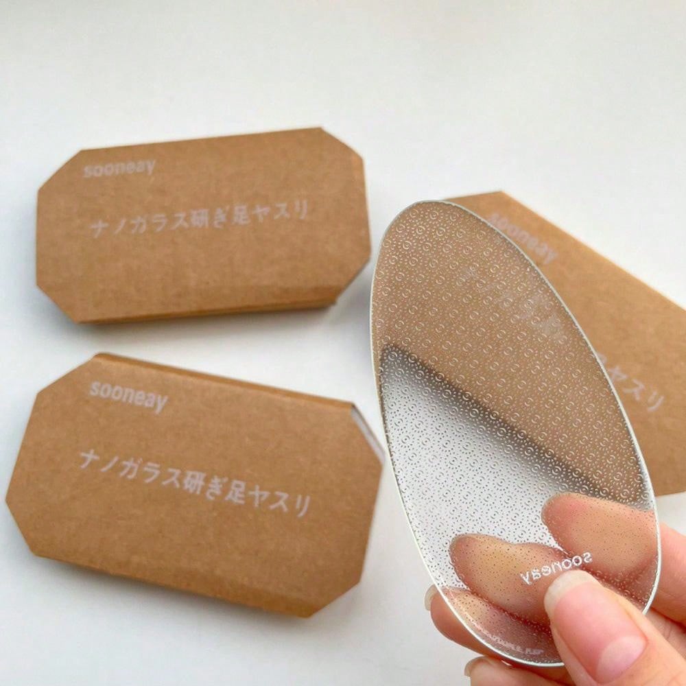 2Pcs Glass Foot File Callus Remover For Feet - Say Goodbye To Rough ...