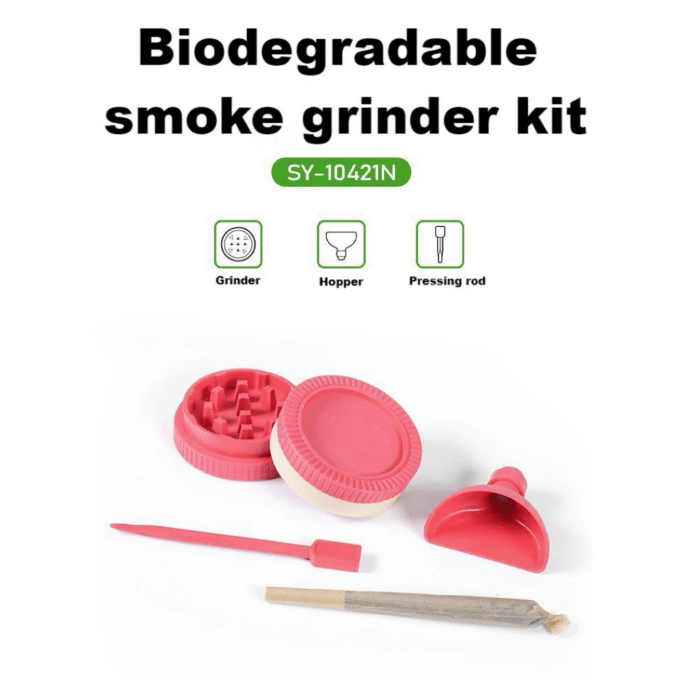 Smoking Grinder Kit, Convenient For Grinding Tobacco And Rolling ...