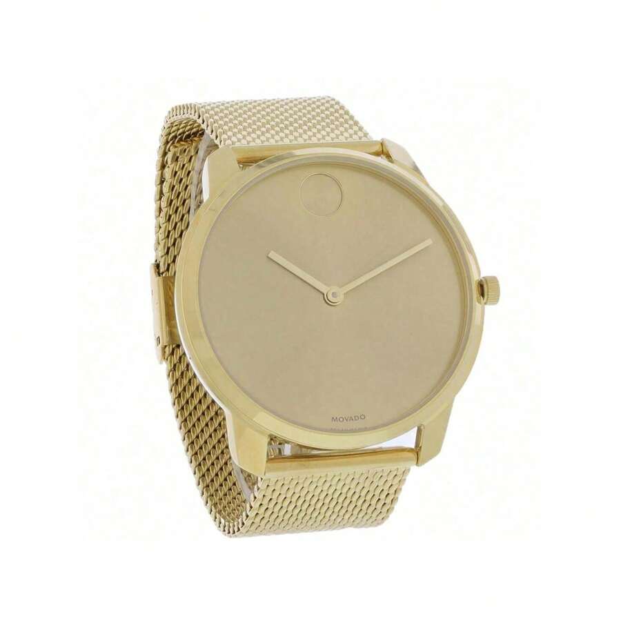 Movado Movado Bold Mens Gold Tone PVD Stainless Steel Swiss Quartz ...