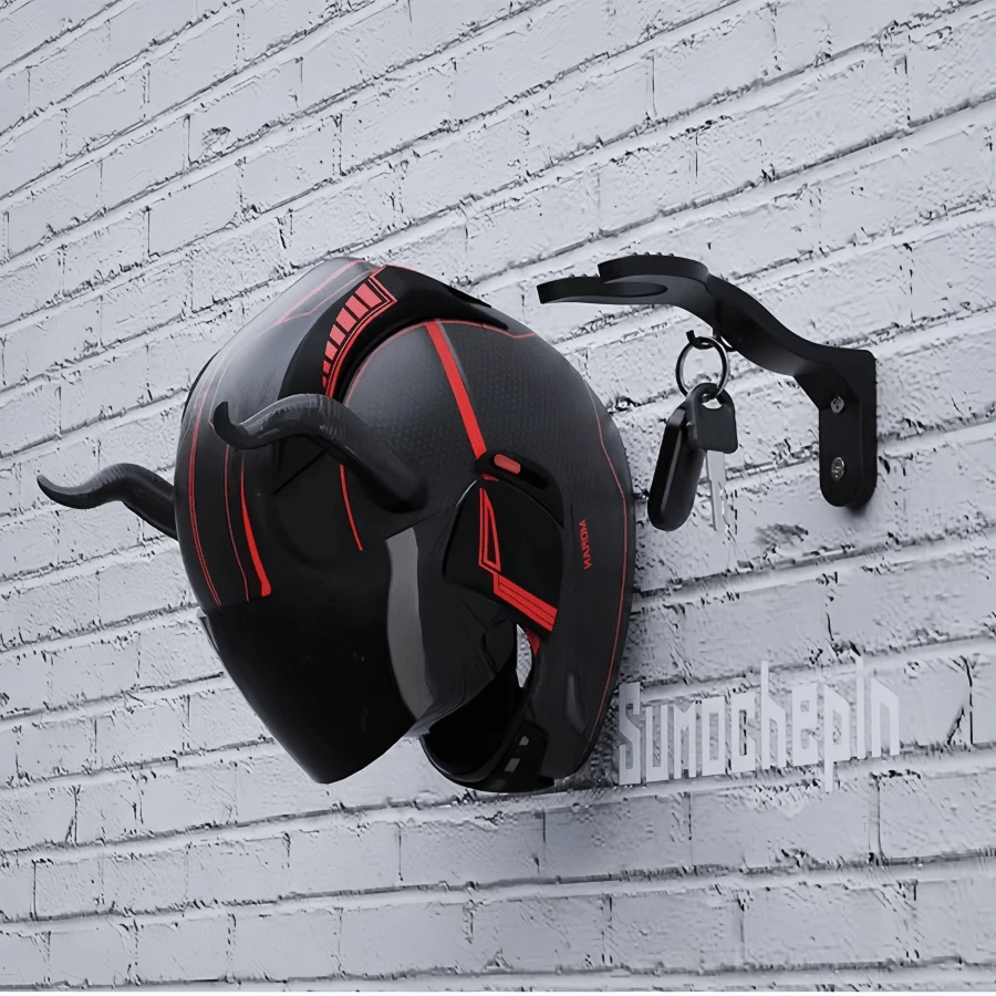 New Motorcycle Helmet Key Holder, Stag Rack, Helmet Clothing Key ...