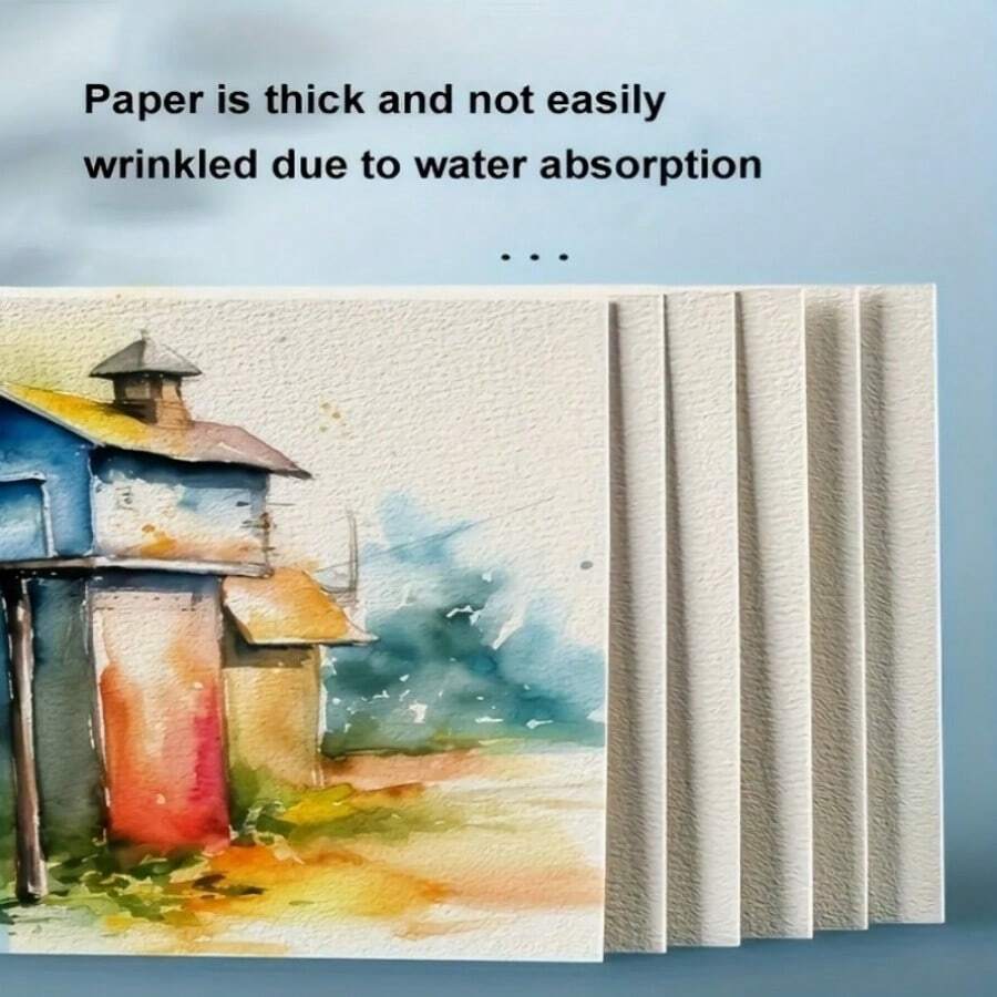 10 Sheets/Pack 300GSM Premium Watercolor Paper, High Quality Textured ...
