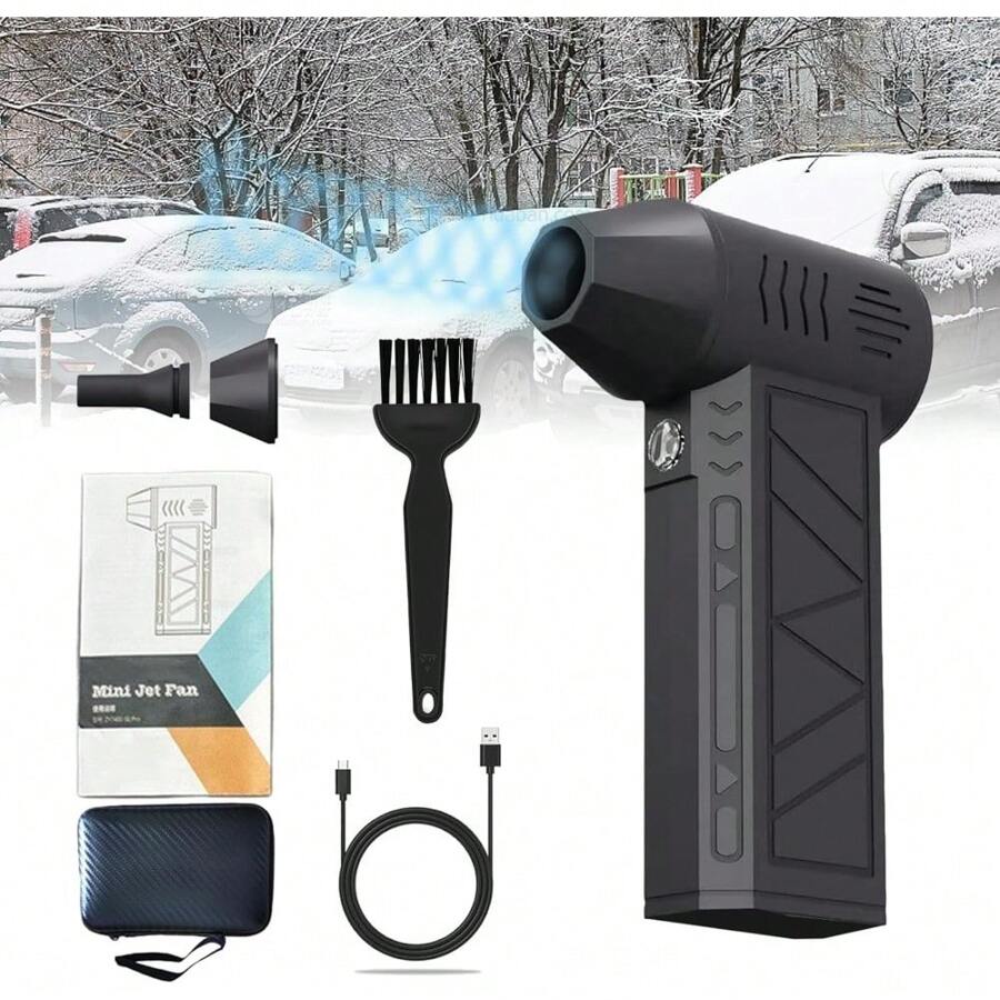 Turbo Blower, Turbo Breeze Electric Blower With Led, Mini Turbo Snow ...