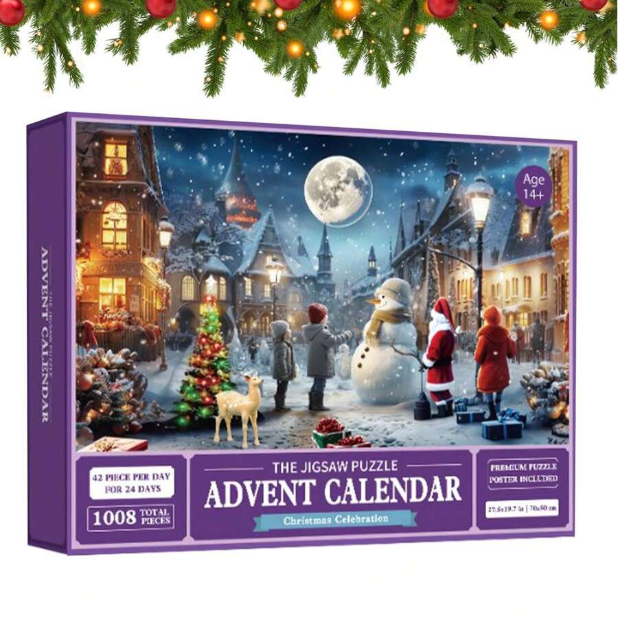 Puzzle Advent Calendar 2024, Christmas Advent Calendar For Kids, Advent ...