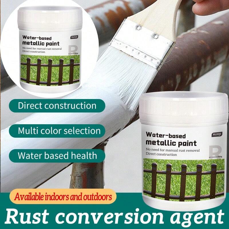 500g/1kg Convertitore di ruggine in ferro, inclusi guanti + spazzola ...