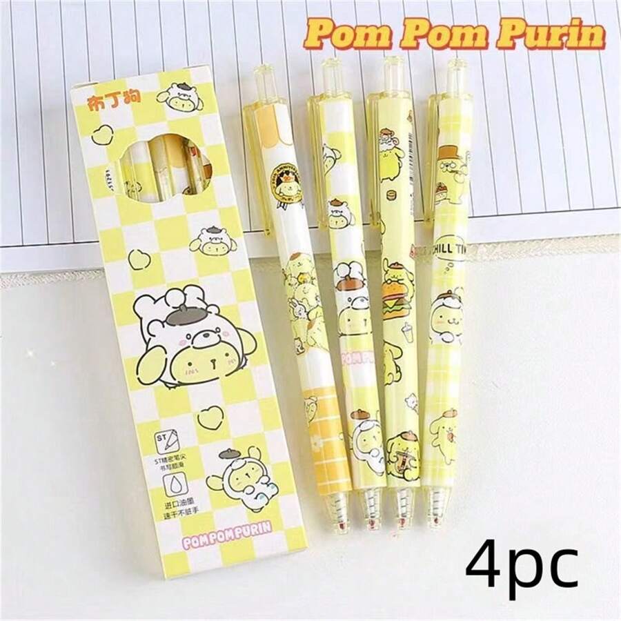 Sanrio Sanrio Cute Cartoon Retractable Ballpoint Pen Set, Suitable For ...