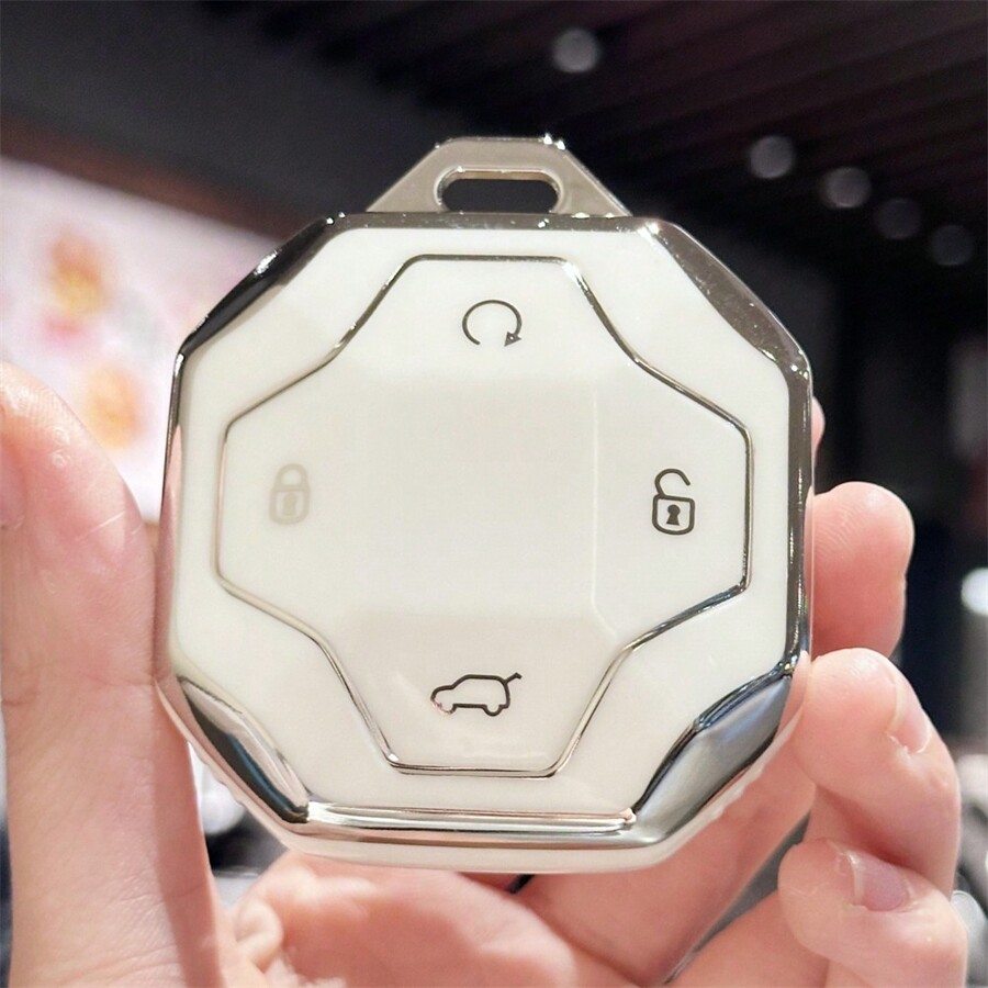 TPU Car Remote Key Cover Case With Keychain, Key Fob Cover For Jetour ...