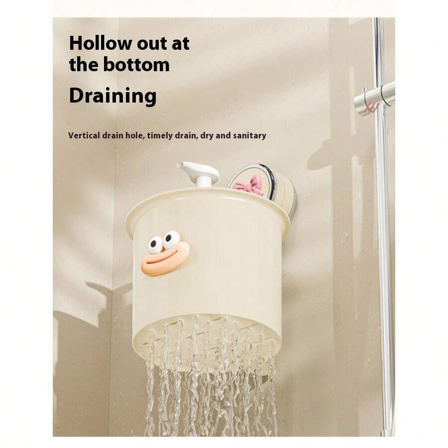 Suction Cup Reusable Facial Tissue Holder Wall Mount Storage Box ...