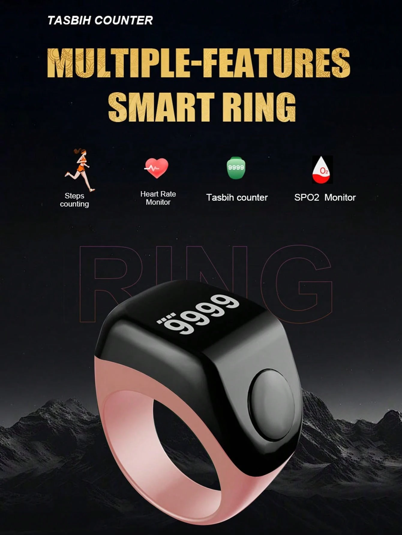 Smart Tasbih Zikr Ring Fashion Smart Ring Watch Iqibla Tasbih Tasbeeh Counter for Sale Australia ...