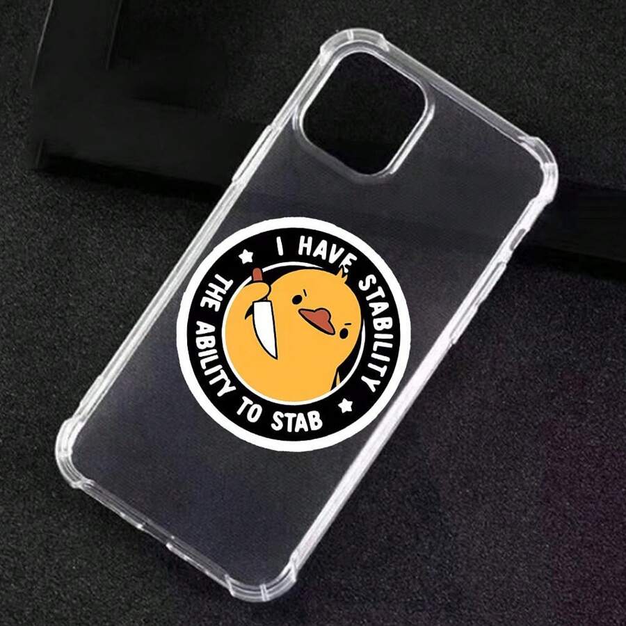 I Have Stability, The Ability To Stab - Duck Sticker - Dark Humor Vinyl ...