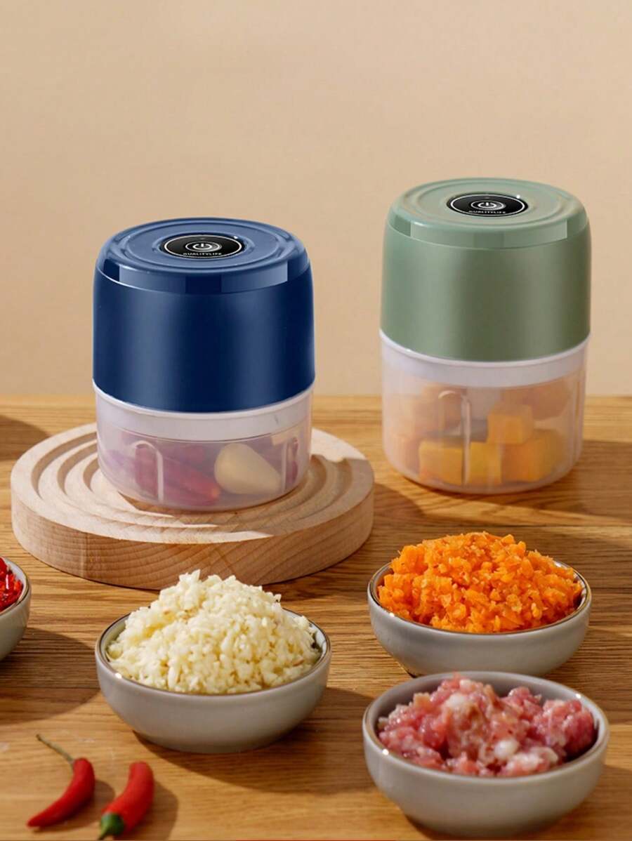 Electric Mini Garlic Mixer, Multi-Function Food Processor, Capable Of ...