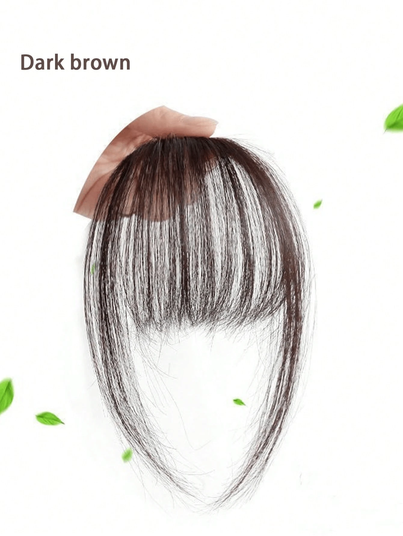 Air Fringe Peruk Damer lägger naturligt hår till toppen av sina huvuden, alla hjärtans dagspar ...