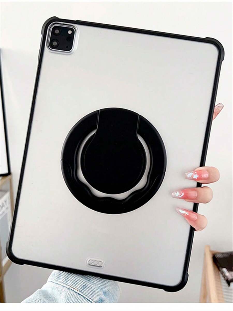 360 Degree Rotating Transparent Simple Hard Shell Anti-Drop Tablet ...