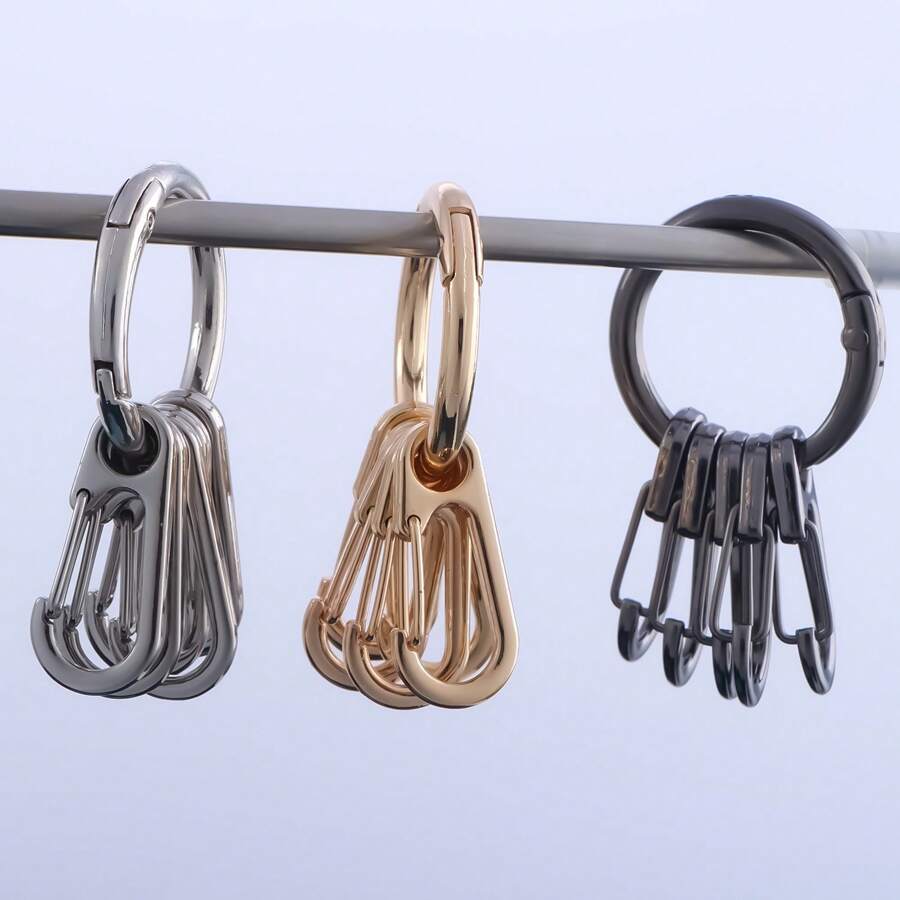 Metal O Ring Spring Clasps With 5pcs Hook Buckles For DIY Openable ...