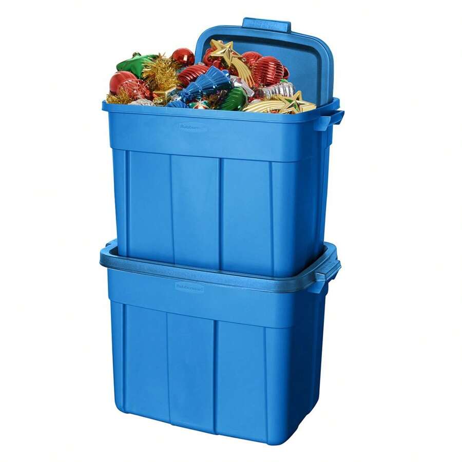 Rubbermaid Rubbermaid Roughneck 25 Gal Stackable Storage Container ...