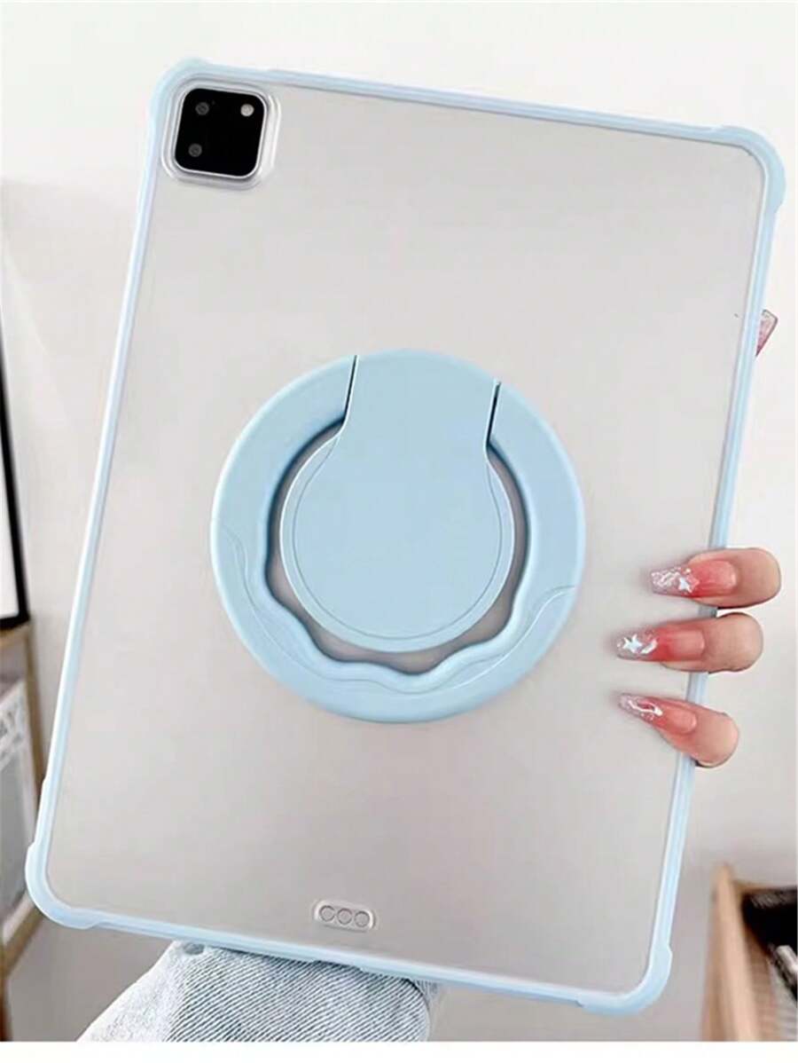 360 Degree Rotating Transparent Simple Hard Shell Anti-Drop Tablet ...