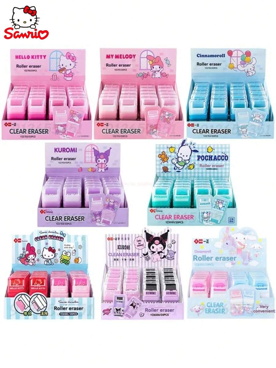 Sanrio Sanrio Kuromi Roller Eraser Hello Kitty Cute Creative Eraser ...
