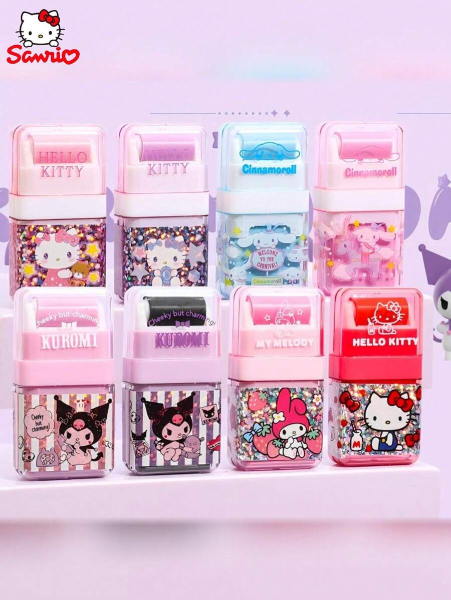 Sanrio Sanrio Kuromi Roller Eraser Hello Kitty Cute Creative Eraser ...