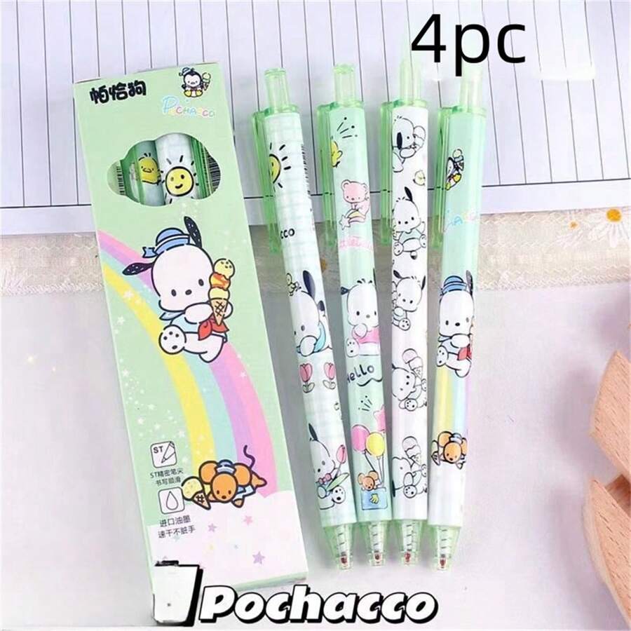 Sanrio Sanrio Cute Cartoon Retractable Ballpoint Pen Set, Suitable For ...