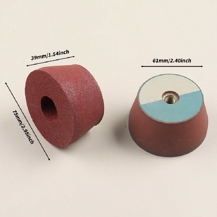 3pcs Grinding Wheel Set, Includes 1pc Each Of 50 Grit, 100 Grit, And ...