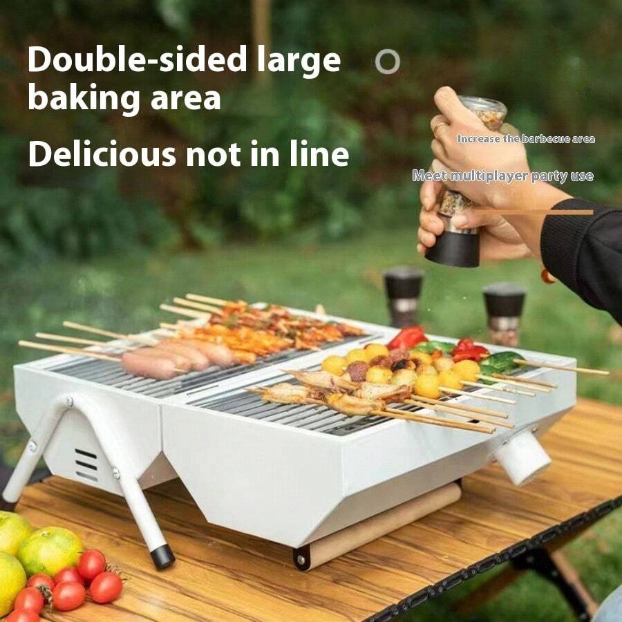 New Octagonal Chimney Stove Outdoor Portable Charcoal Grill, Home ...