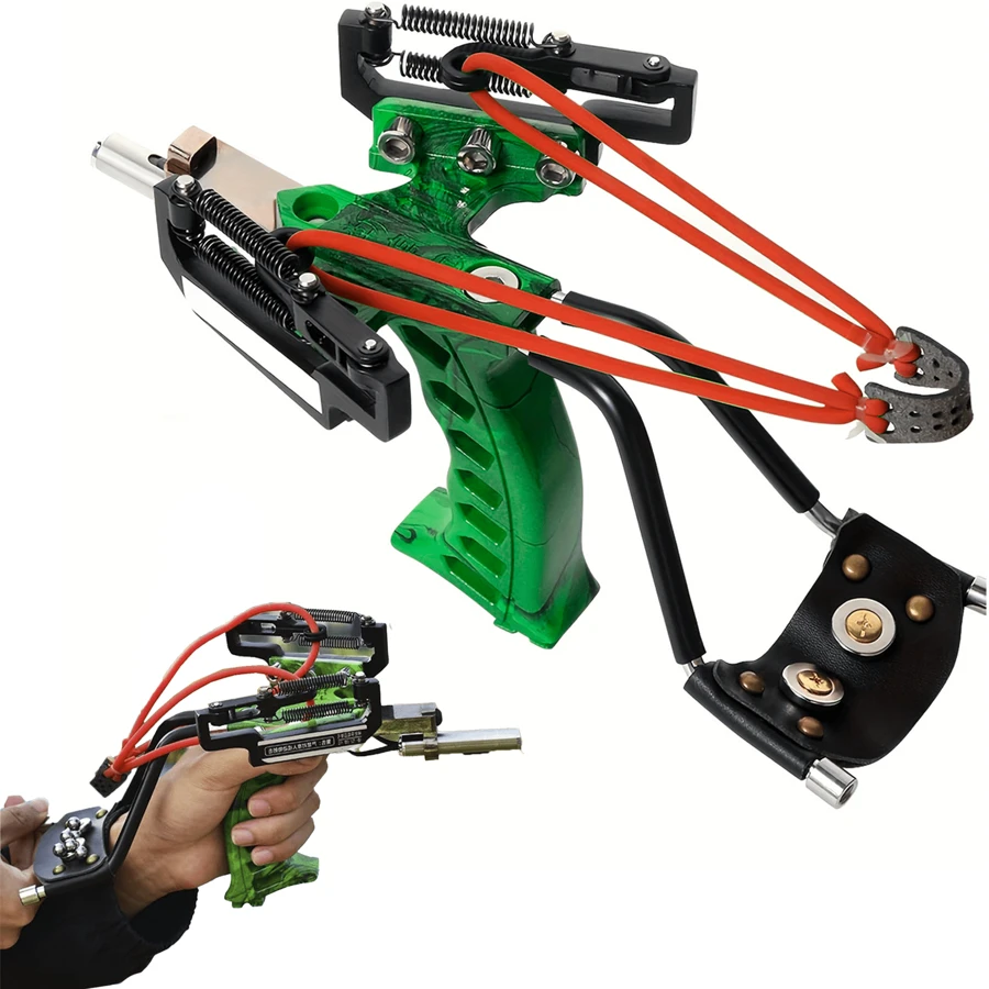 Adult Hunting Slingshot Set Stainless Steel Highly Accurate And ...