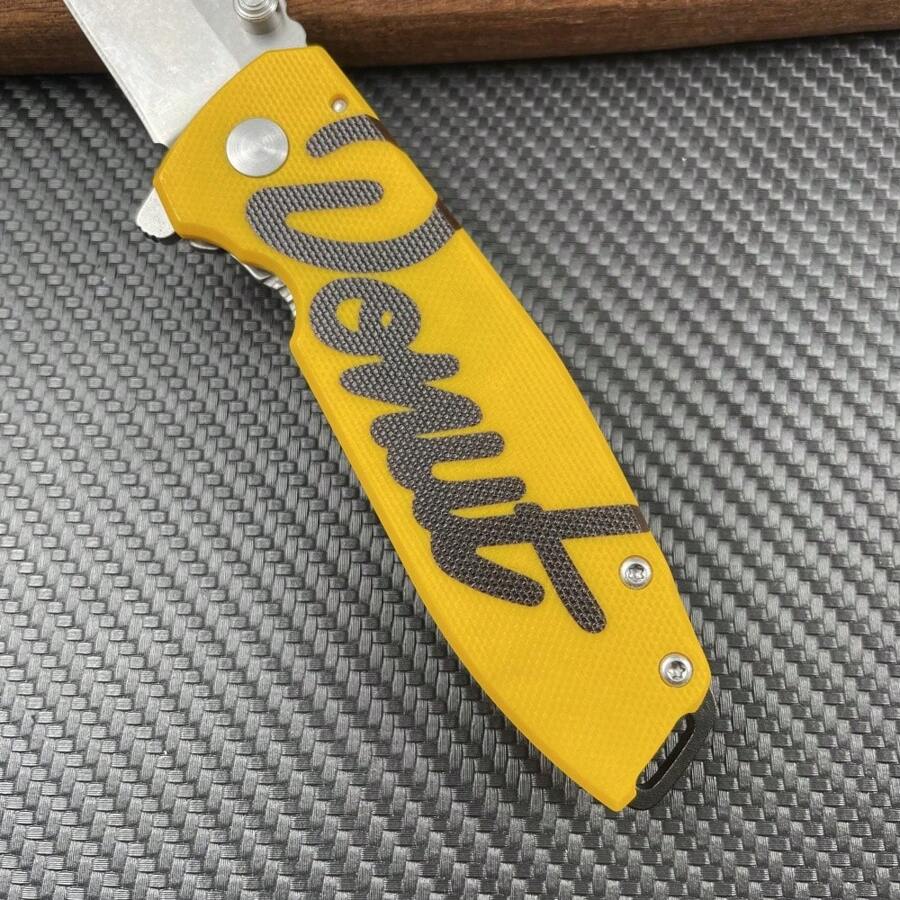 Navaja plegable Donut X Tactical con hoja de acero D2, mango de G10 ...