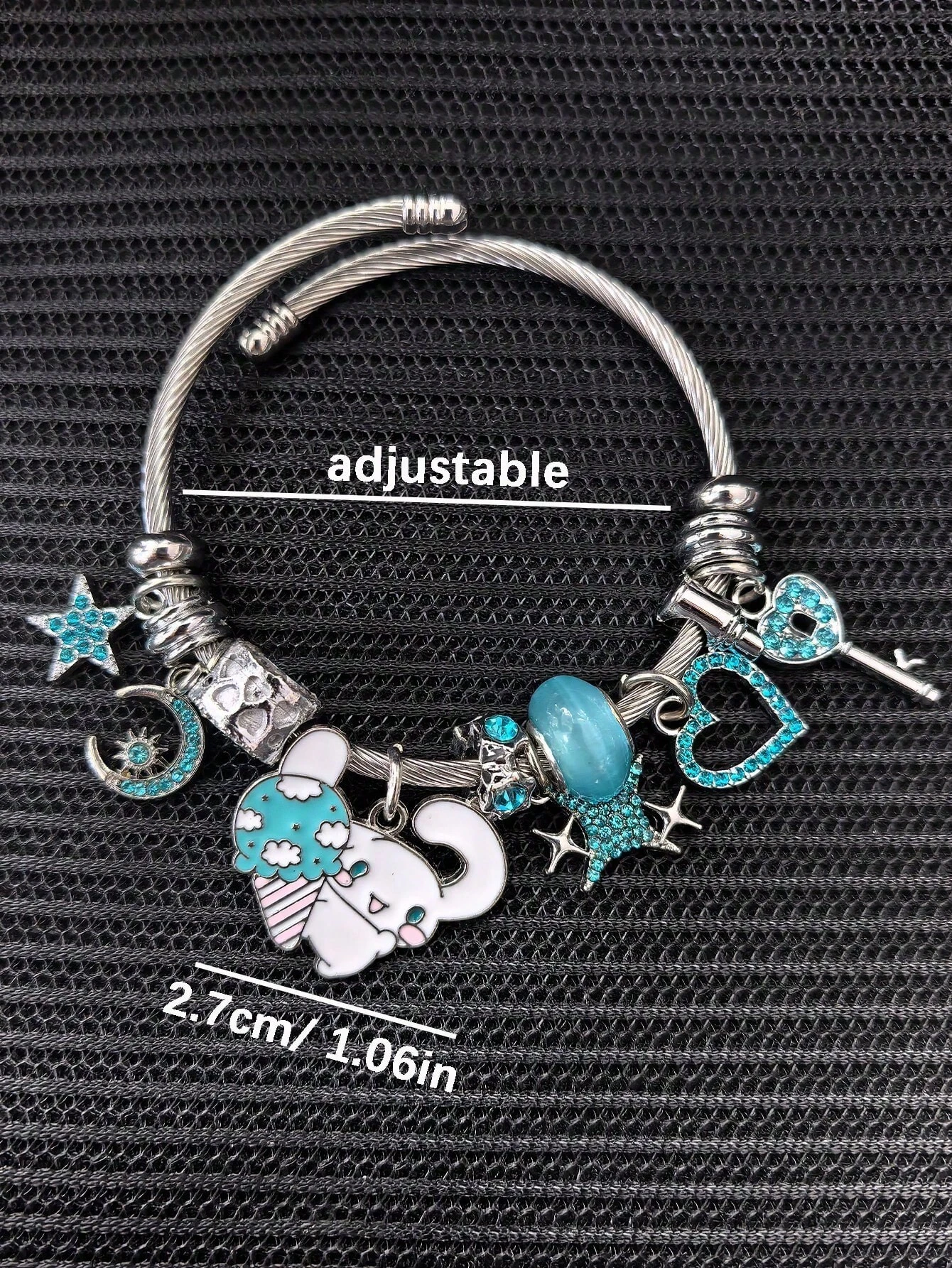 Sanrio 1Pc Sanrio Cute Cinnamorolls Alloy Bracelet Sweet Kawaii Zinc ...