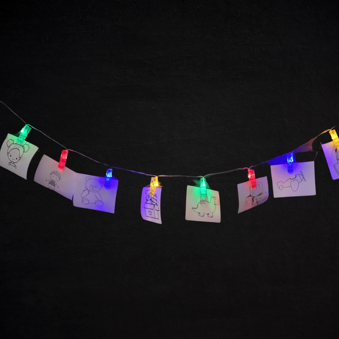 LED CLOTHESLINE LIGHTING - PENCIL - PARTY / CHILDREN'S ROOM | SHEIN USA