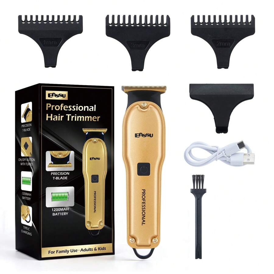 ENSSU Hair Trimmer For Men, T Liners Hair Clippers Beard Trimmer With ...