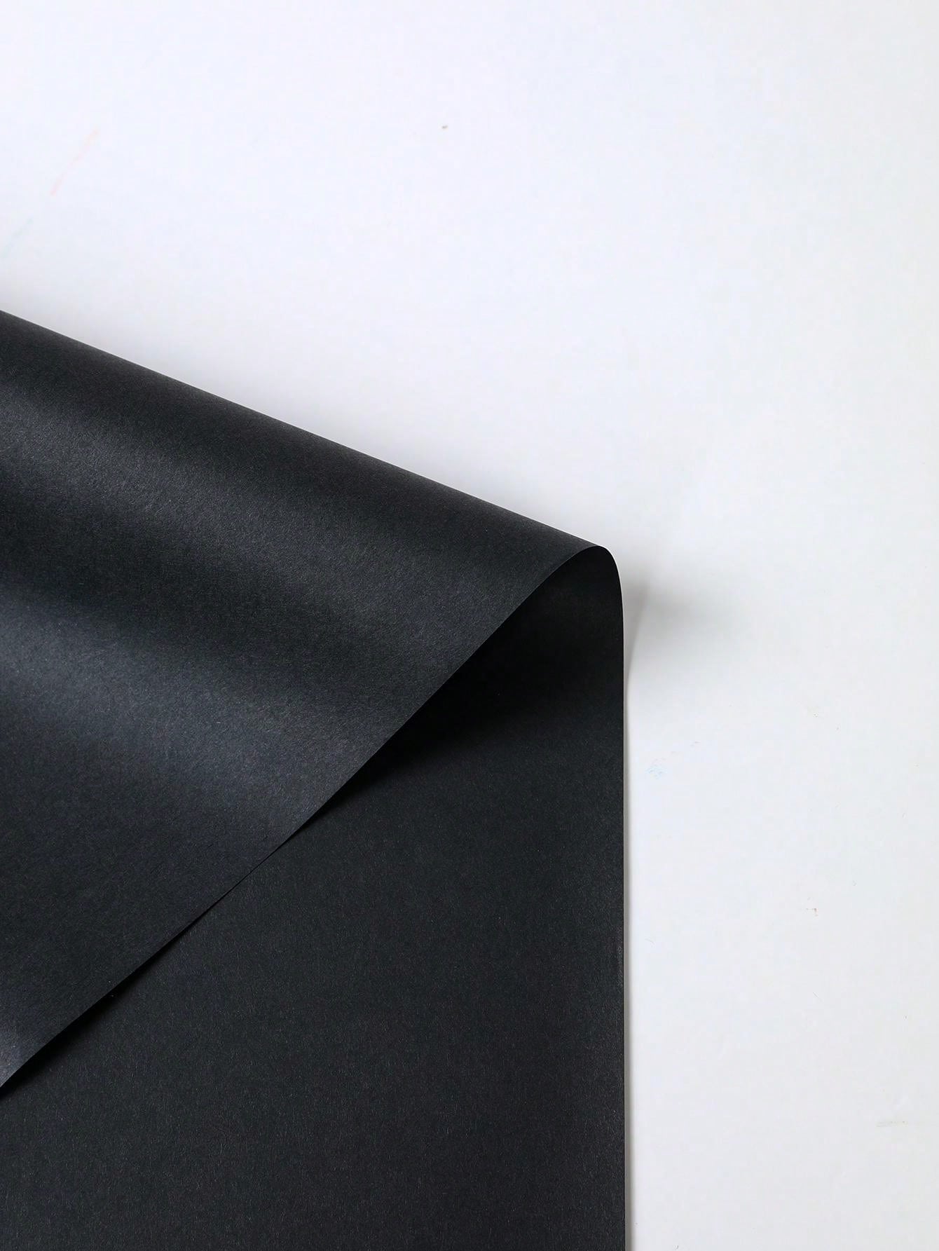 1 Roll, Black Wrapping Paper, DIY Gift Wrapping Paper For New Year ...