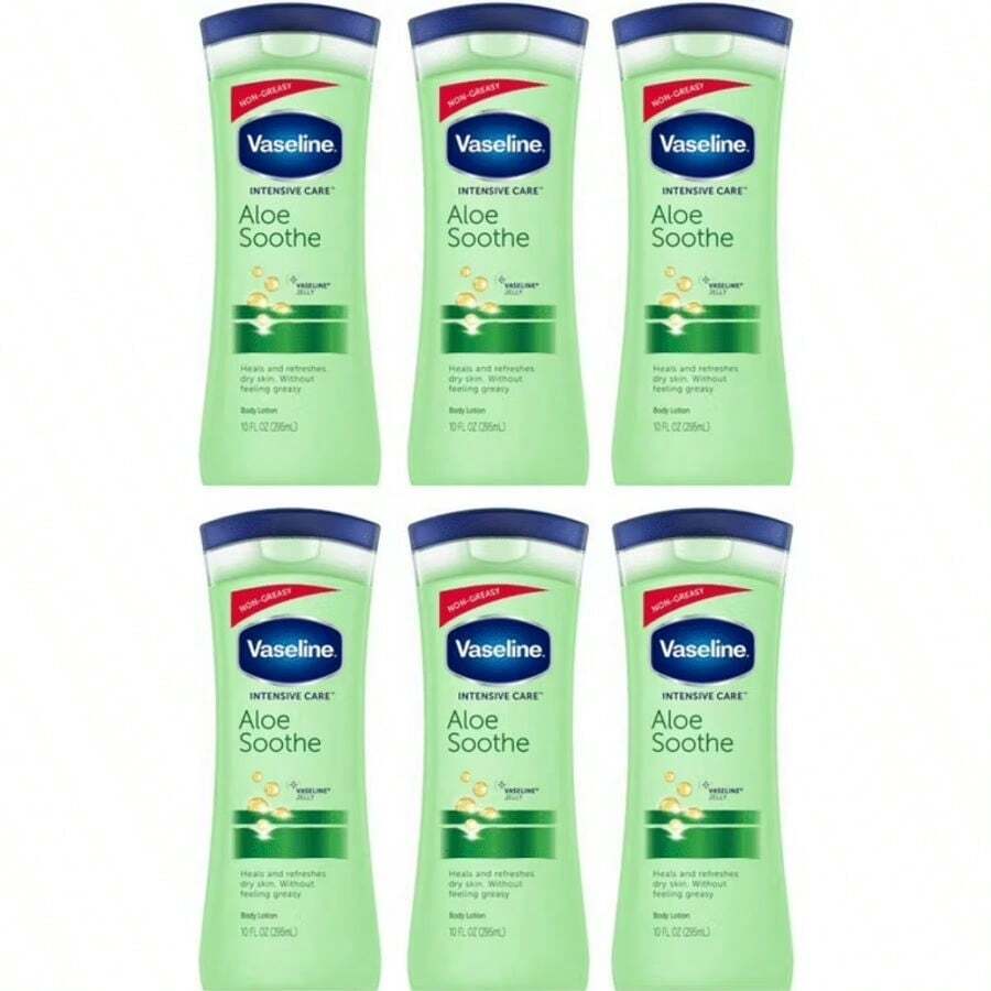 Vaseline Intensive Care Aloe Soothe Lotion 400Ml Dry Skin, Rough Skin, Irritated Skin - Pack Of ...