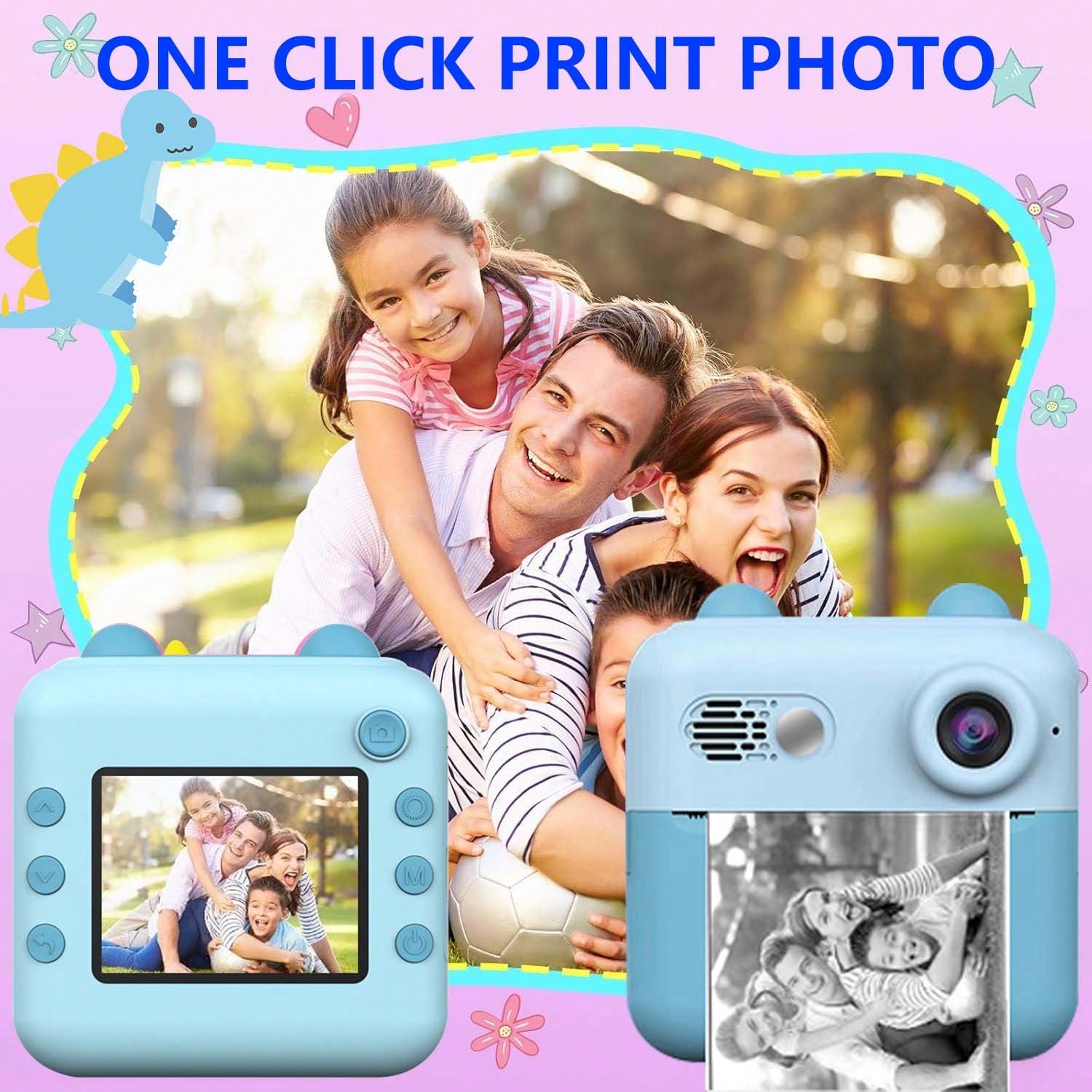 Instant Print Camera For Kids, Christmas Birthday Gifts Girls Boys Age ...
