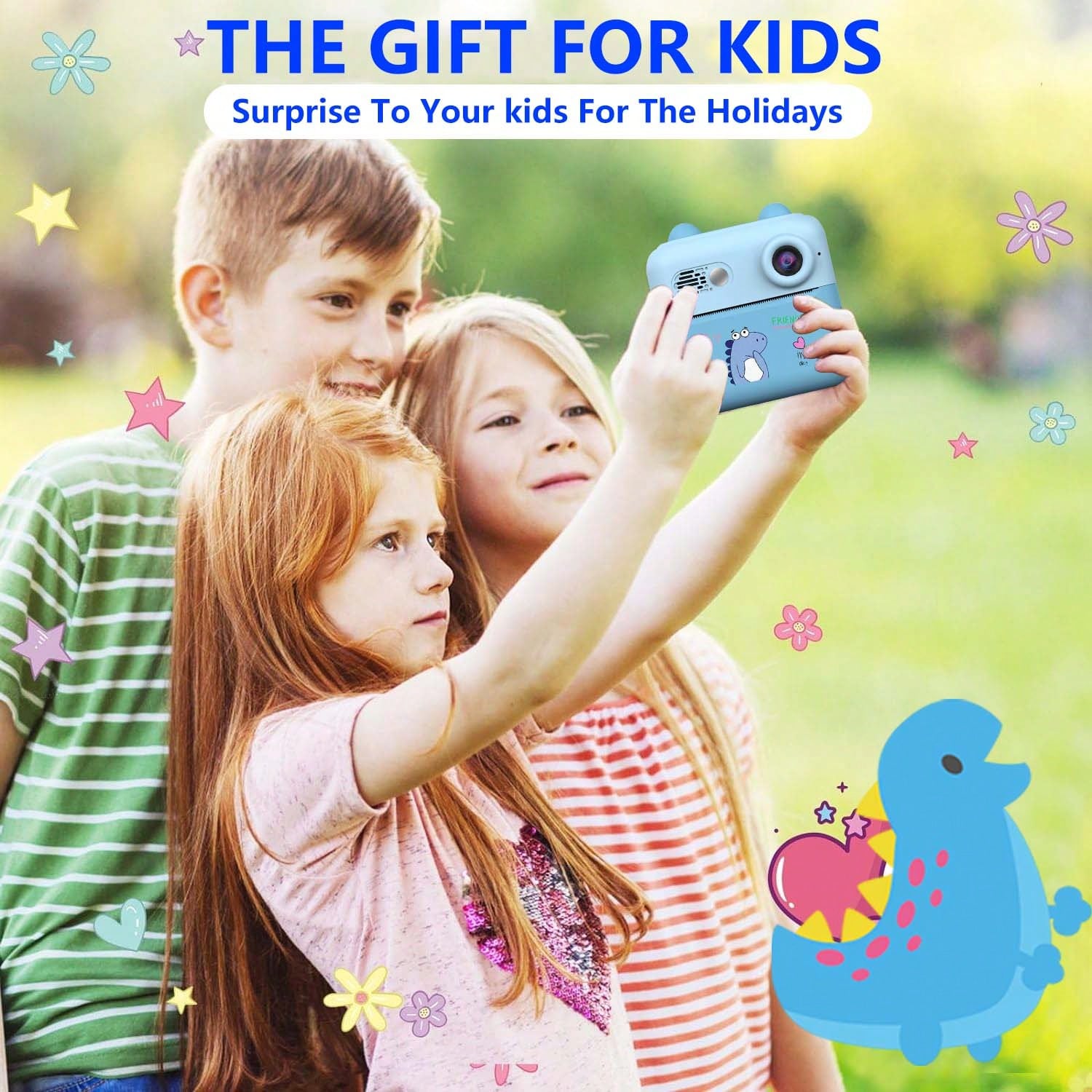 Instant Print Camera For Kids, Christmas Birthday Gifts Girls Boys Age ...