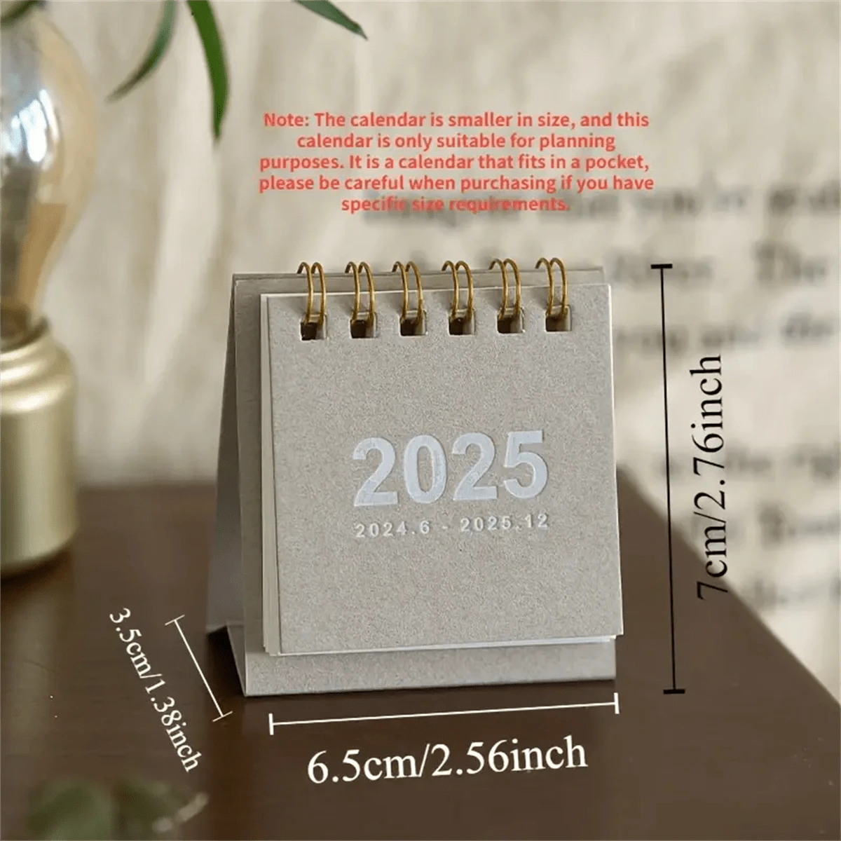 4pcs 2025 Mini Desktop Calendar Sets, Portable Pocket-Size Planner ...