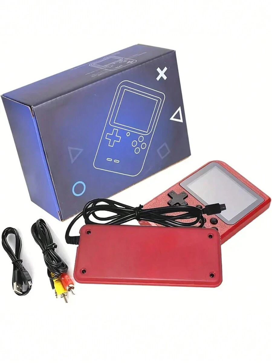 Een draagbare retro-gameconsole met een HD-scherm, waarop meer dan ...