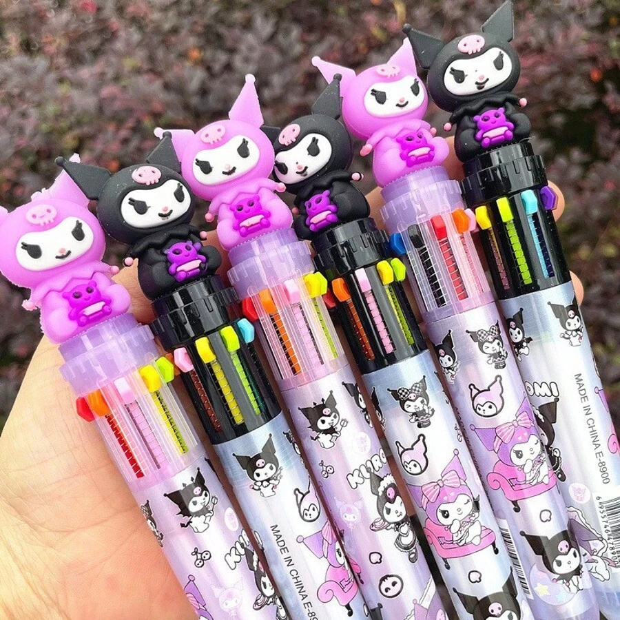 Sanrio 1Pc 10-Color Pen Cute Kawaii Figurine Animation Cartoon ...