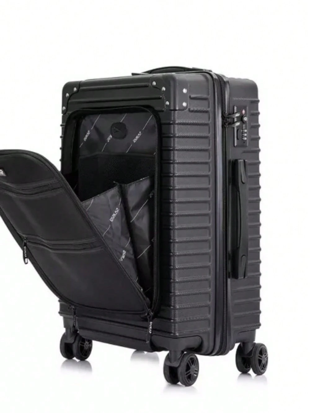 Tour Lightweight Hardside Carry - On Suitcase With Integrated USB Port ...