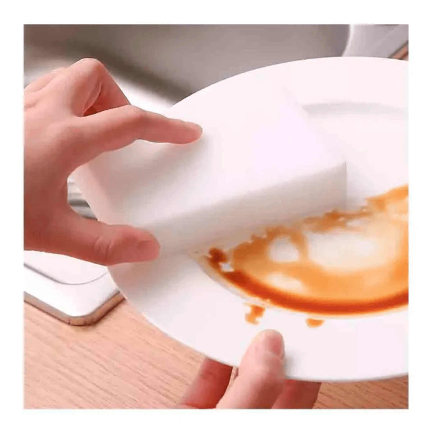 Kit 30 Esponja Bucha Mágica Branca Tira Manchas Max Clean Clink Limpa e ...