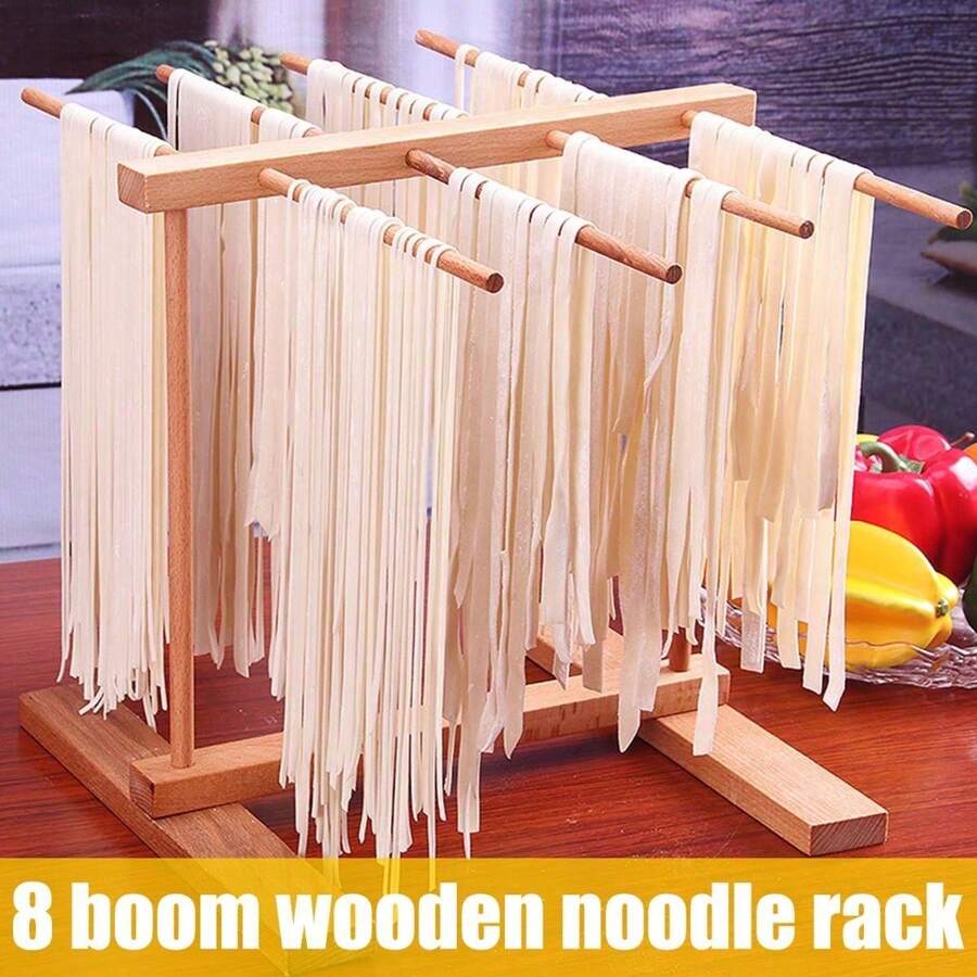 Wooden Pasta Drying Rack Collapsible Noodle Dryer Rack Beech Wood ...