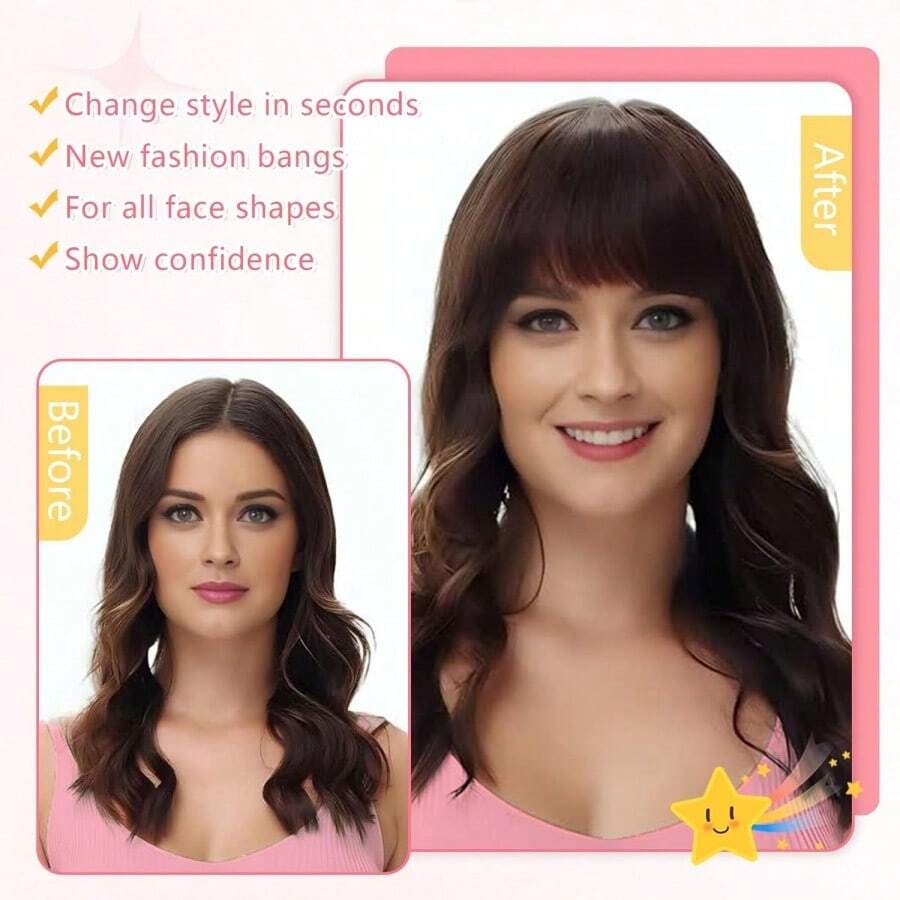 Human Hair Extensions Clip In Bangs French Bangs Clip On Bangs With ... Human Hair Extensions Clip In Bangs French Bangs Clip On Bangs With ...
